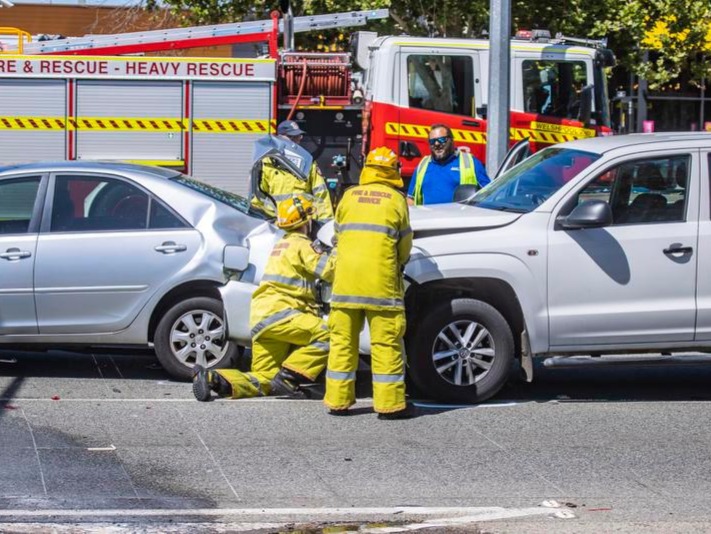 Horror crash puts two in hospital