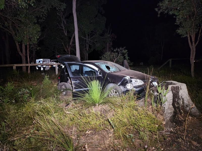 Two charged after wild pursuit crash