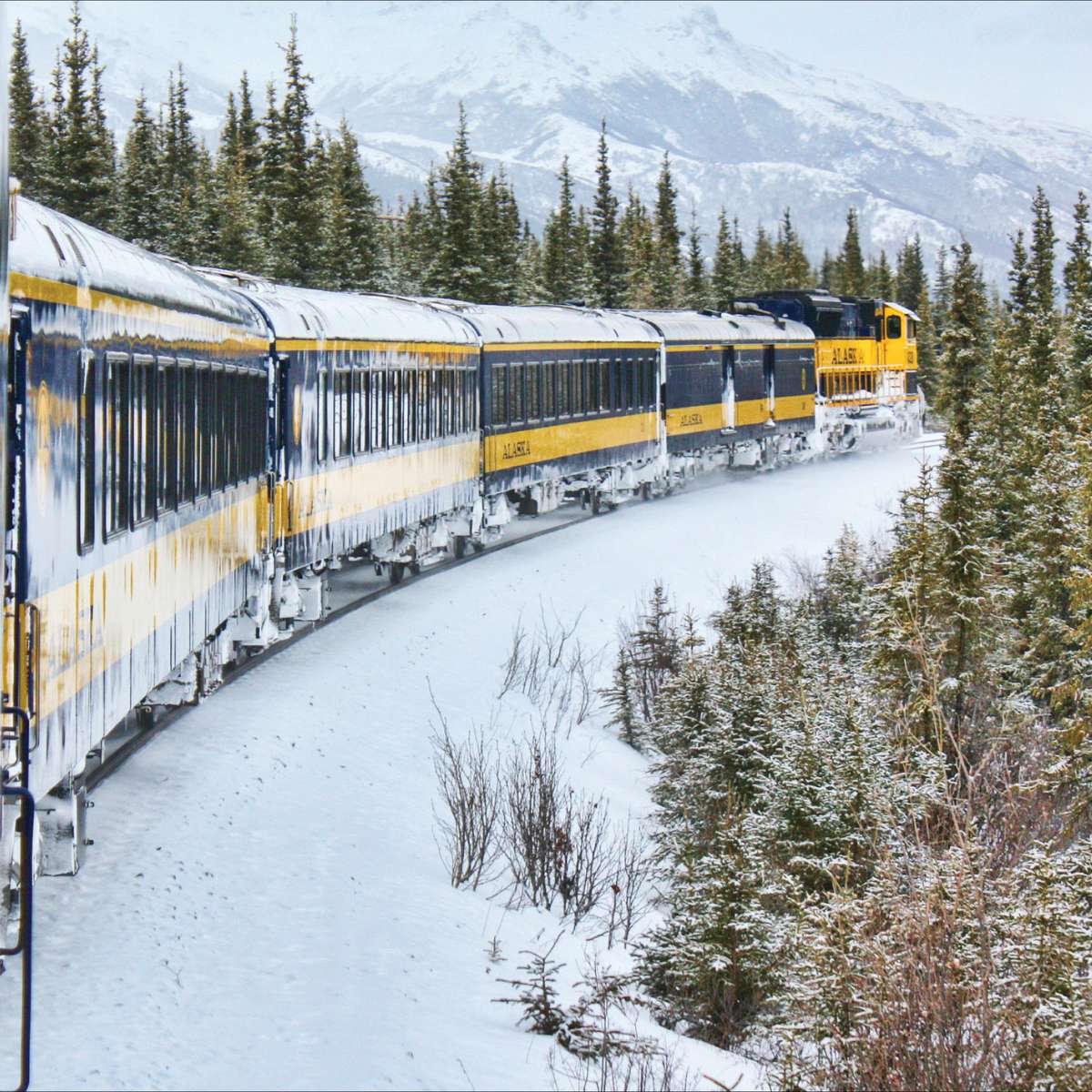 Beautiful Winter Train Rides in America
