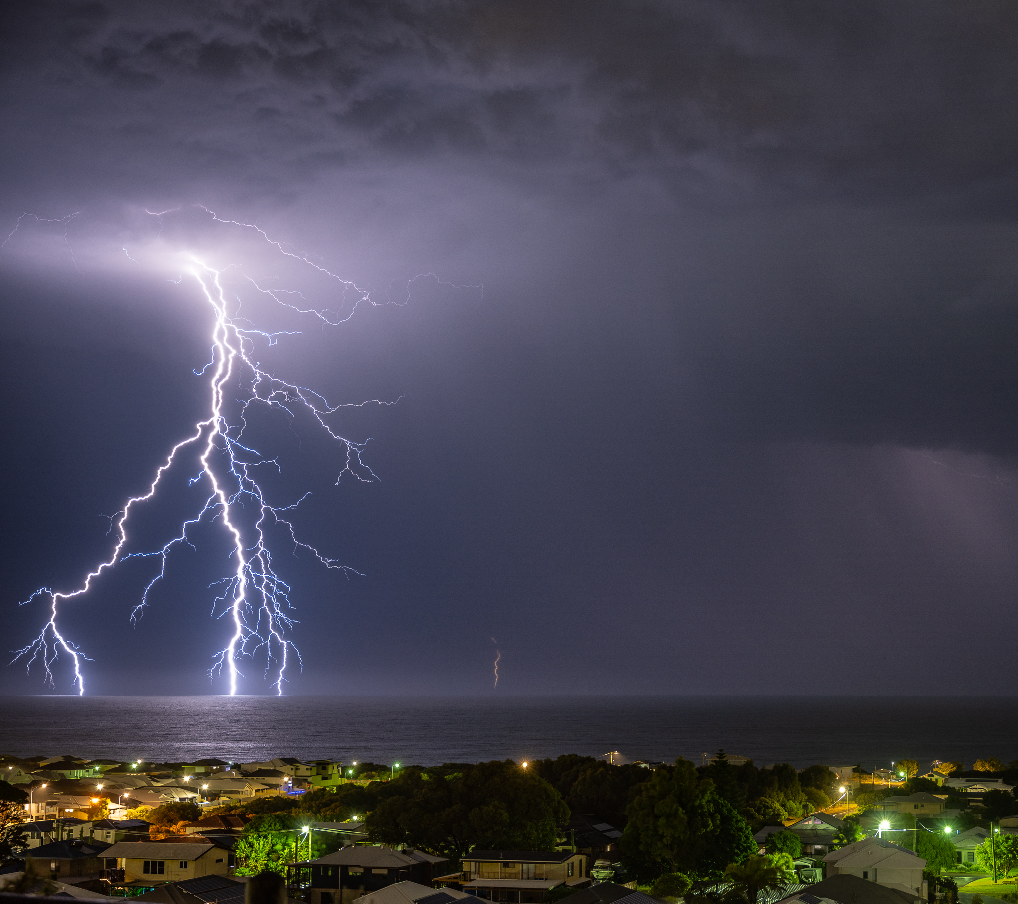 STRIKING images of WA lightening storm