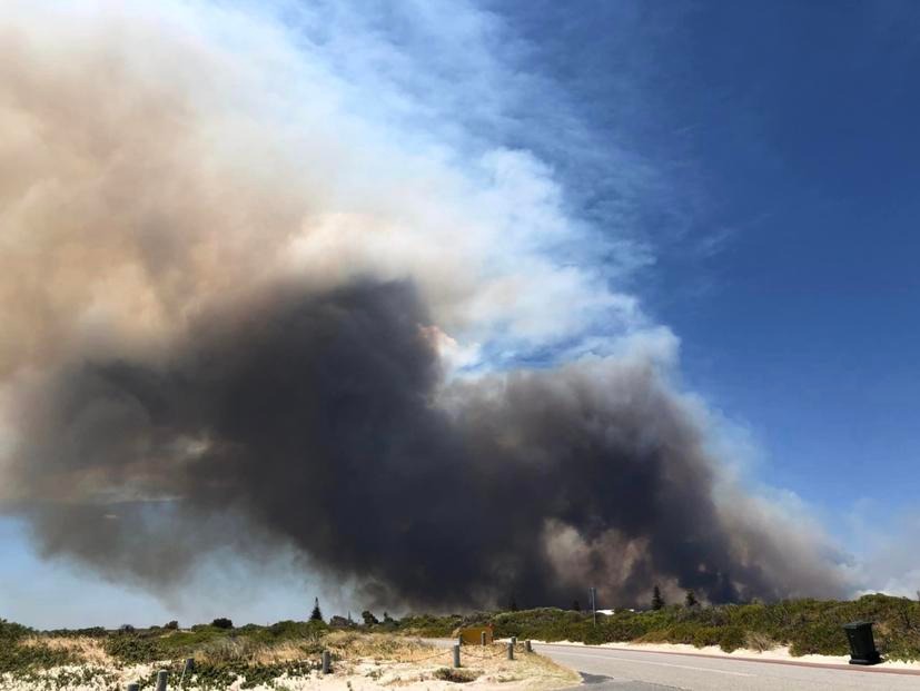Out of control Fire Threatens Jurien Bay Out of control Fire Threatens Jurien Bay