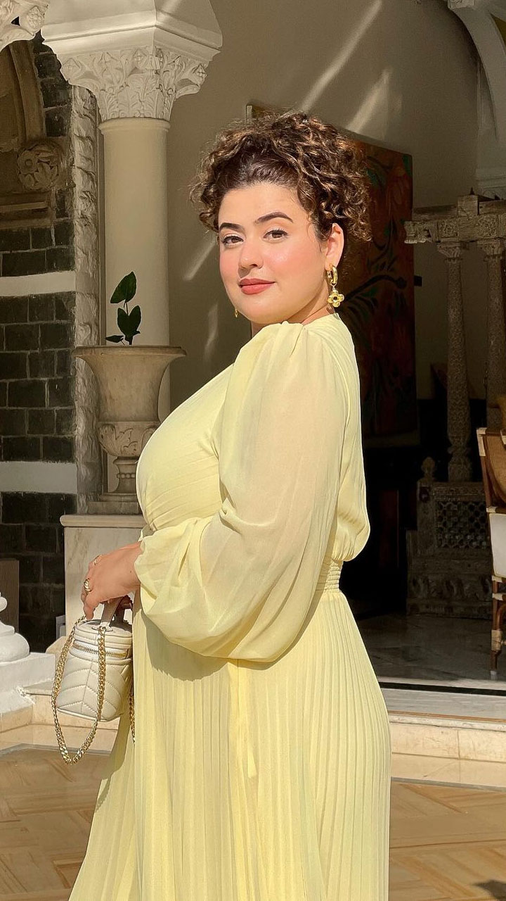 Rupali Hasija Shines in a Yellow Dress